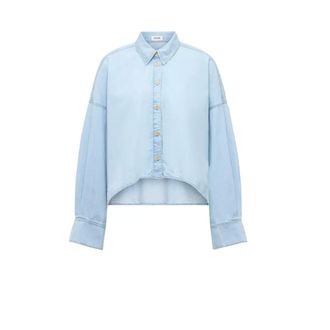 Drykorn Femme, Blouses et Chemises, Bleu, Taille: 40 FR &Eacute;l&eacute;gant Oshia 10 Produit Tendance