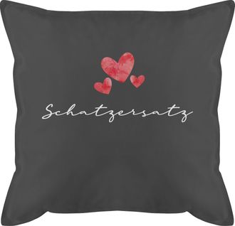 Shirtracer Kissen 50x50 - Schatzersatz - Geschenk Valentinstag Männer Valentinsgeschenk für Ihn Liebeskummer Ostergeschenk Partner Ideen Liebe Weihnachten - 50 x