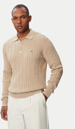 Tommy Hilfiger Pullover Classic MW0MW41955 Hellbeige Regular Fit