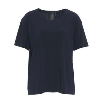 Norma Kamali Femme, Tops, Bleu, Taille: 38 FR T-shirt Boxy