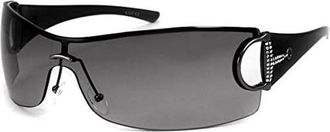 Gucci 2712, GG 2712/S STRASS RFUVK GUNMETAL GREY GRADIENT RIMLESS SUNGLASSES