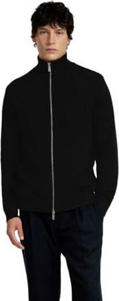 Selected Cardigan en Maille Col Montant zippé Black L Black L