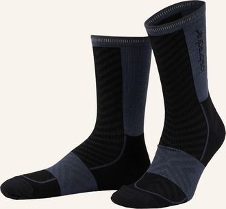 Icebreaker Laufsocken Merino Run + Ultralight Crew schwarz