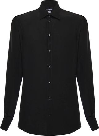 Dolce & Gabbana Homme, Chemises, Noir, Taille: XL Casual Chemises