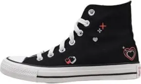Converse Chuck Taylor All Star Y2K Heart Sneaker Nero da Donna A09116C