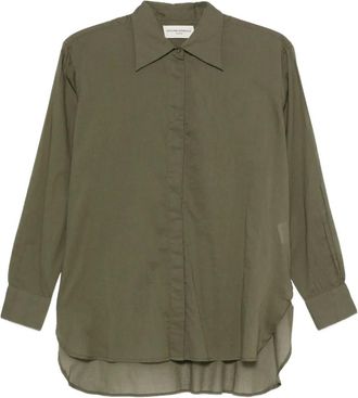 Officine Générale chemise à fermeture dissimulée - Vert