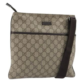 Gucci Sac bandouli&egrave;re vintage GG Canvas Pre-owned - Femme - Pre-owned - Brun - Taille: ONE Size