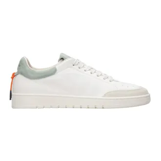 Barracuda Leder-Sneakers mit Gummisohle und Logo - - Shoes - Herren - Wei&szlig; - 40 EU