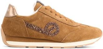 No Name Baskets City Run Jogger en cuir daim