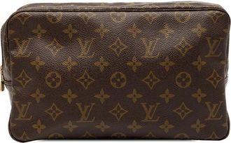 Louis Vuitton Clutches - Monogram Trousse Toilette 28 - Gr. unisize - in Braun - f&uuml;r Damen