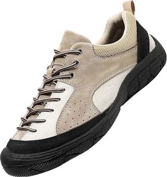 Generic Baskets tendance dautomne et dhiver pour homme - Baskets de randonn&eacute;e pour homme - Chaussures d&eacute;contract&eacute;es confortables pour homme, kaki, 40 2/3 EU