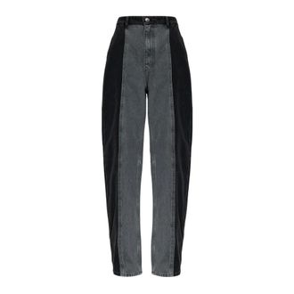 Rotate Rotate Birger Christensen - Jean coupe droite - Femme - Jeans - Gris - Taille: W28