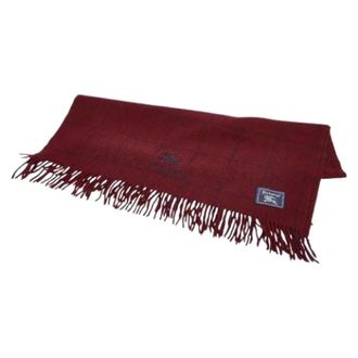 Burberry Pre-owned Vintage Scarf - Femme - Pre-owned - Rouge - Taille: ONE Size