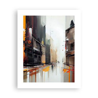 Arttor Poster ohne Rahmen Deko 40x50cm Die Architektur Moderne Kunst Stadt Wandposter Art Prints Wanddeko Bild Wand Kunstdruck Wandbilder Dekoration Wohnzimm