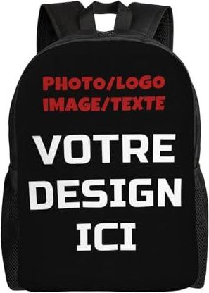 Generic Sac a dos Personnalis&eacute; Avec Photo pour enfant Cartable Personnalis&eacute;e pour enfant Choisissez votre Image et Texte Backpack Gar&ccedil;ons et Filles pour comme