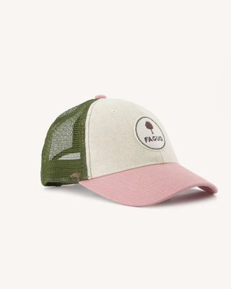 Faguo Casquette &eacute;cru et lilas