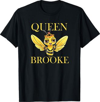 BDAZ Queen Brooke Bee Honeybee Bumblebee Damen Mädchen T-Shirt
