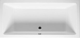 Riho Riho - Lugo Rechteck-Badewanne, Einbau, 2-Sitzer, seidenmatt wei&szlig;