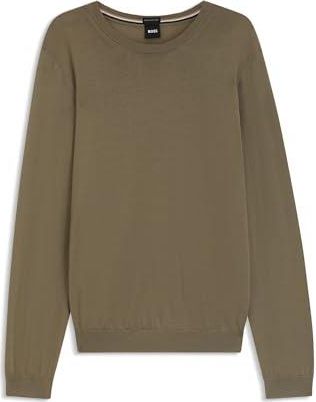 BOSS Hommes Leno-P Pull Slim en Laine mérinos