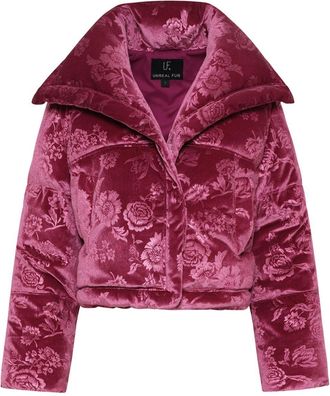 Unreal Fur Gesteppte La Chanson Jacke - Rosa