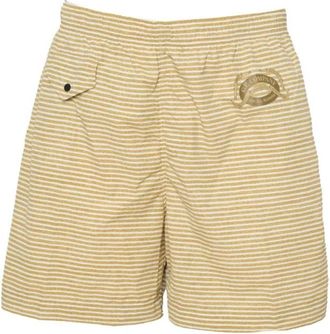 C.P. Company C.p. Company, Homme, Maillots de bain, Jaune, Taille: L Flatt Nylon Striped Swim Shorts