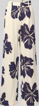 Mango Stoffhose im Allover-Look Modell DOTTER