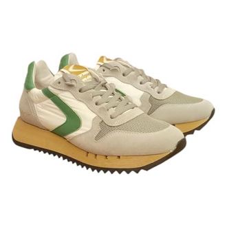 Valsport Magic Heritage, Chaussures Sneakers Mode Casual Unisexe, White Green, 40 EU
