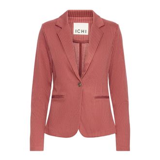 Ichi Ichi, Femme, Vestes, Rouge, Taille: 40 FR Blazers