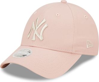 New Era New York Yankees MLB Metallic Logo Pink 9Forty Adjustable Women Cap - One-Size