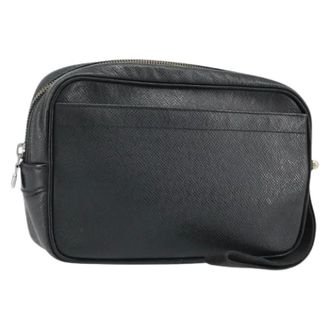 Louis Vuitton Pochette Taiga Pre-owned - Femme - Pre-owned - Noir - Taille: ONE Size