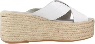 Clara Duran Plateau Sandalen Wedges - - Shoes - Damen - Wei&szlig; - 37 EU