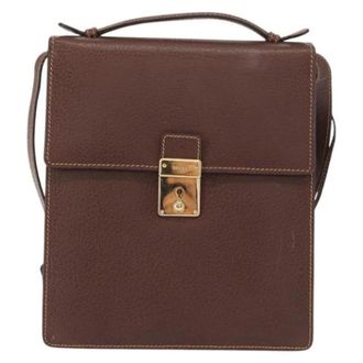 Gucci Sac bandouli&egrave;re vintage Pre-owned - Femme - Pre-owned - Brun - Taille: ONE Size