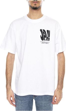 Edwin Homme, Tops, Blanc, Taille: XL United We Stand TS
