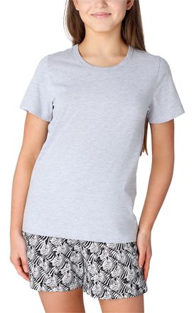 Merry Style Damen Schlafanzug Zweiteiler Pyjama lang bunt mit Muster MS10-268 (Melange/Zebra, 158)