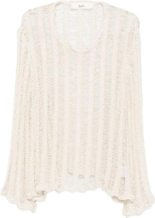 S&eacute;fr Homme, Tops, Beige, Taille: M Aestas Sweater