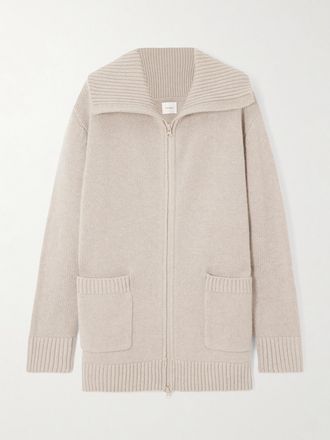 Lisa Yang Cardigan Aus Geripptem Kaschmir - Neutral