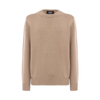 Alpha Studio Homme, Pulls, Beige, Taille: XL Pull à col rond et manches longues