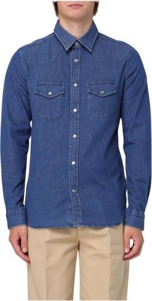 Tom Ford Herren, Shirts, Blau, LGr&ouml;&szlig;e