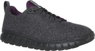 Ganter EVO Damen-H Sneaker, antrazit, Viola, 42.5 EU Weit