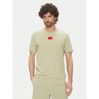 HUGO BOSS T-Shirt Diragolino212 50447978 Gr&uuml;n Regular Fit