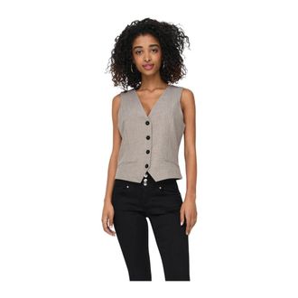 Only Only, Femme, Vestes, Beige, Taille: 40 FR MEL FIT Gilet TLR