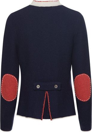Reitmayer Strickjacke Strickjacke mit R&uuml;ckenfalte