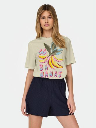 Only T-Shirt Bilins 15320615 Gelb Regular Fit