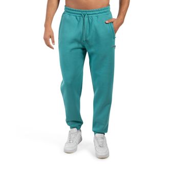 Smilodox Jogginghose Herren Ilyas, Regular Fit Sweathose mit Taschen, Kordelzug am Bund, graviertem Metalllabel am Oberschenkel, weichem Material, Bequeme Frei
