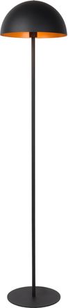 Lucide SIEMON - Stehlampe - &Oslash; 35 cm - 1xE27 - Schwarz