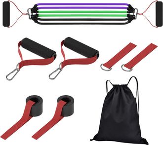 Generico Widerstandsb&auml;nder - Fitnessger&auml;t f&uuml;r Training | tragbare Ausr&uuml;stung aus Naturlatex f&uuml;r Fitnessstudio, Zuhause, Yoga, Reisen, Fitness im Freien