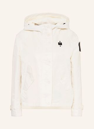 Blauer Jacke Marcella weiss