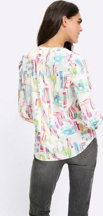 Heine Klassische Bluse Druckbluse Langarm