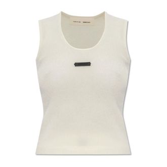 Fear of God Femme, Tops, Blanc, Taille: 42 FR T-shirt avec logo