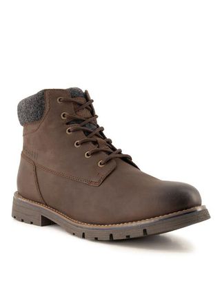 Bugatti Herren Schn&uuml;rboots braun Glattleder